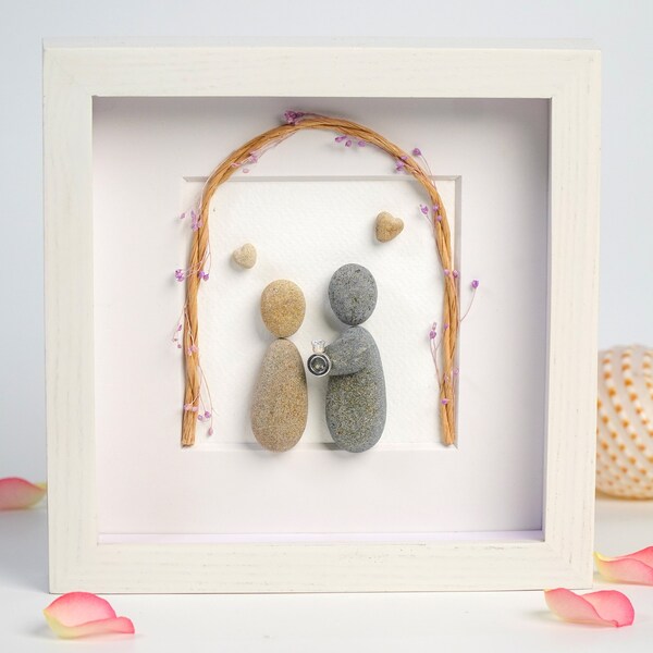 Pebble Art Couple - Etsy