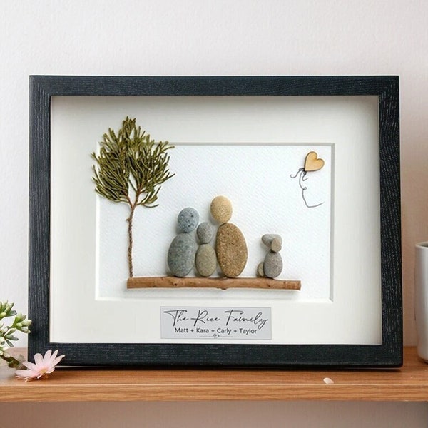 Pebble Art Family - Etsy