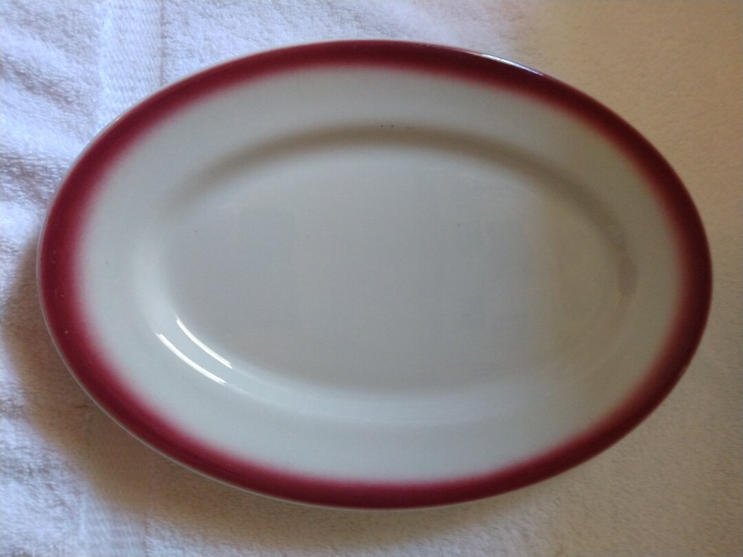 Vintage Lawrence Ware Oval Platter - Etsy