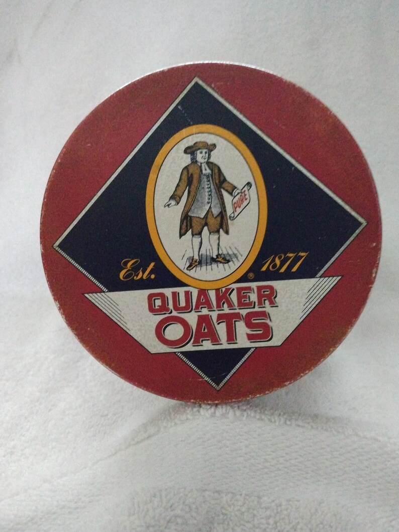 Vintage Qiick Quaker Oats Collectible Tin (1992) - Etsy
