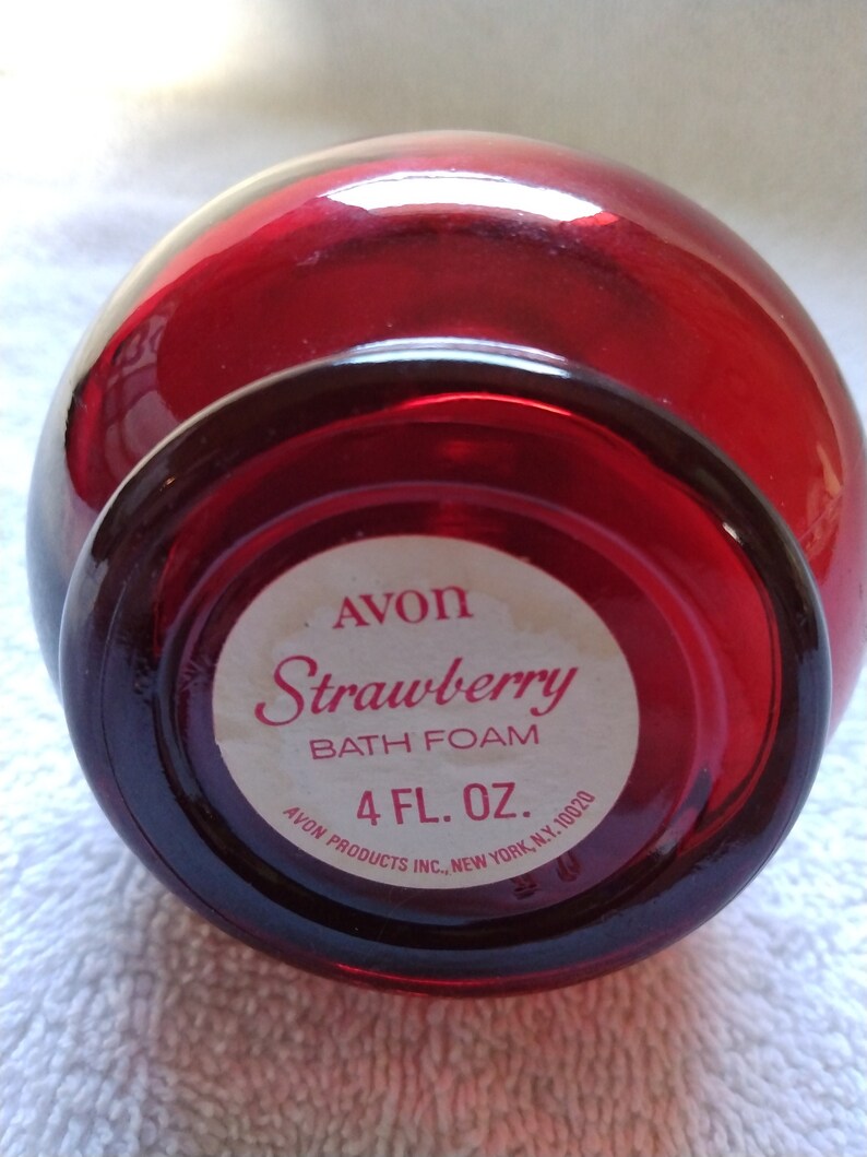 Vintage Avon Ruby Red Cruet Bottle (empty) - Etsy