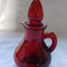 Vintage Avon Ruby Red Cruet Bottle (empty) - Etsy