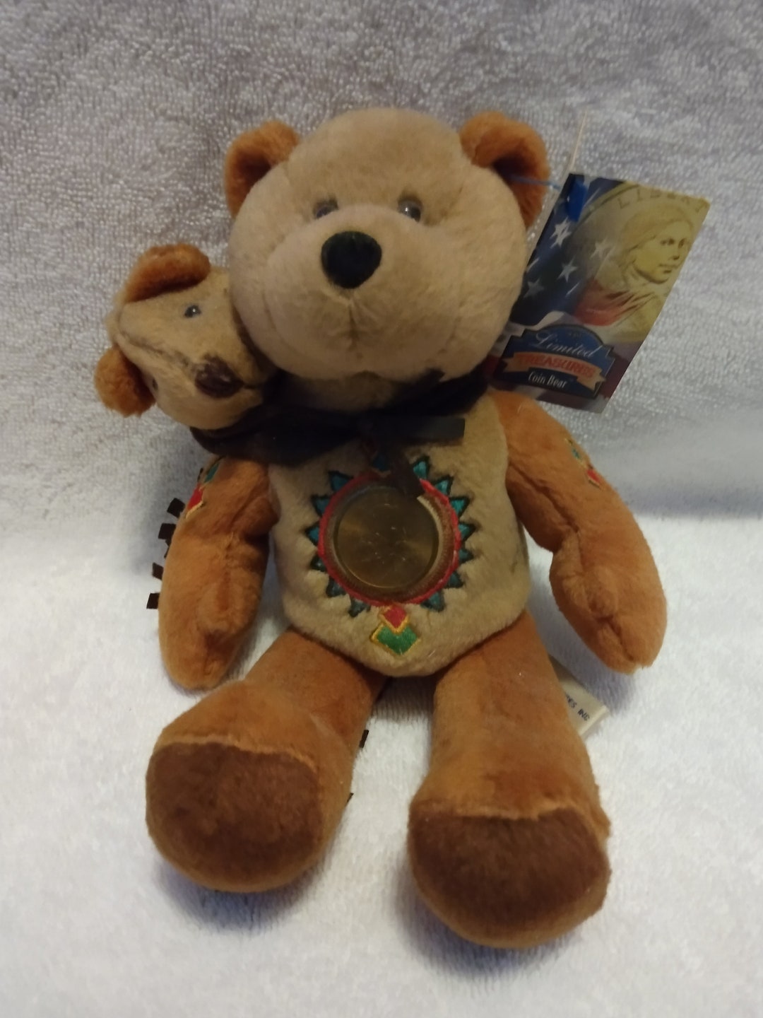 Vintage Coin Bear Limited Treasures 2001 - Etsy