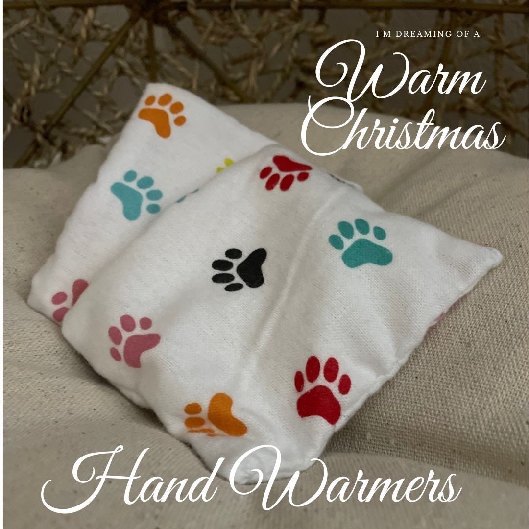 Paw Print Hand Warmers - Etsy