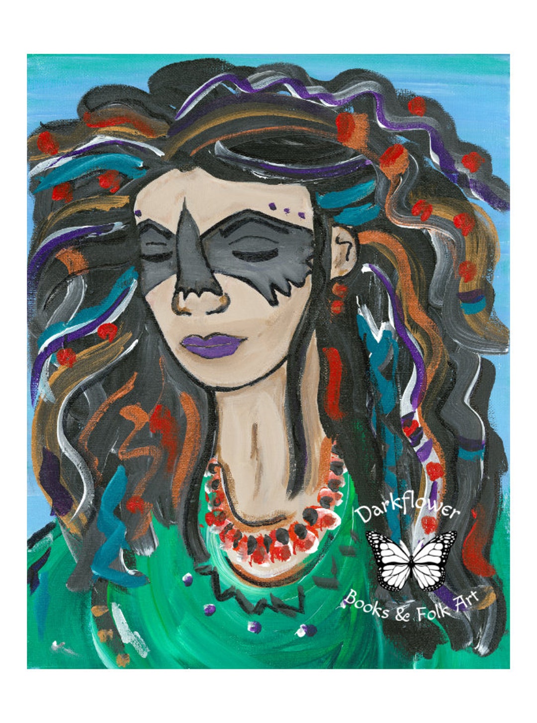 8" by 10" Art Print SONG of the MORRIGAN - Etsy