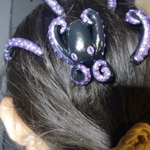 Octopus Hair Clip - Etsy
