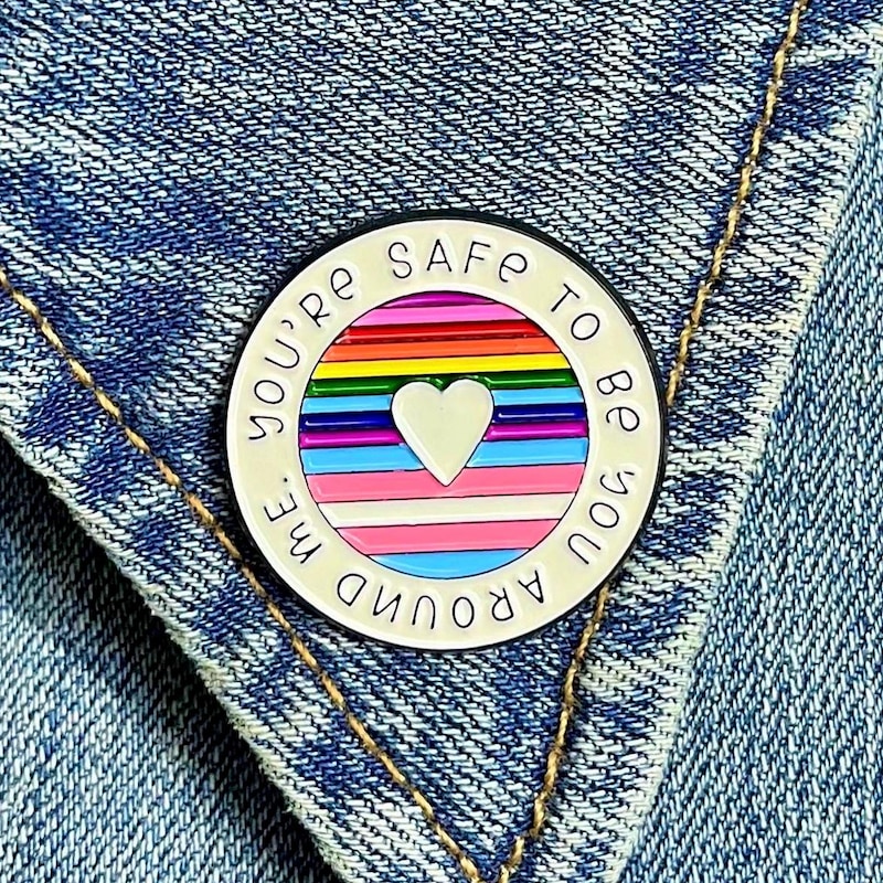 Rainbow Pins - Etsy