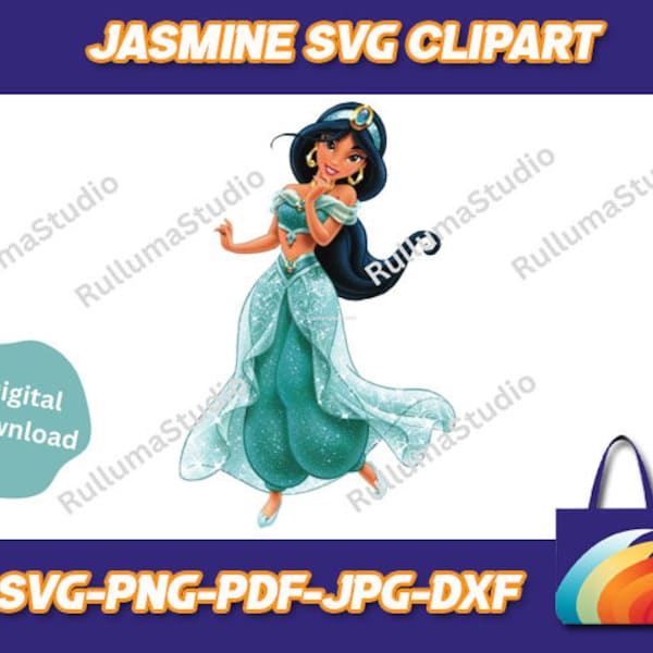 Jasmine Svg - Etsy