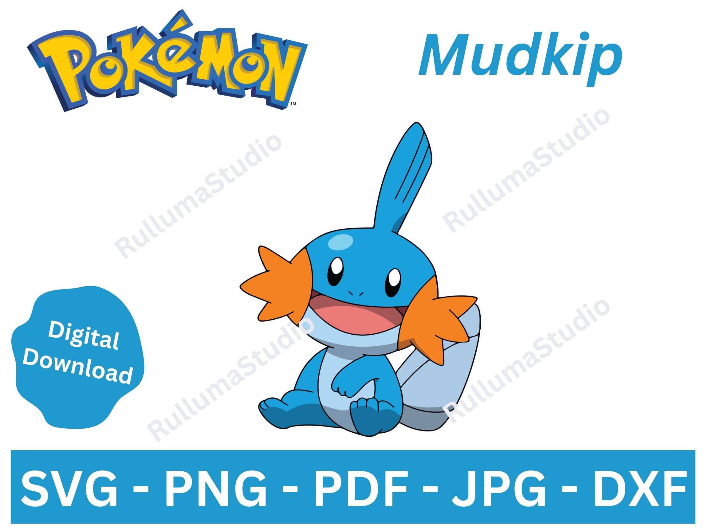 Baby Mudkip Coloring Pages