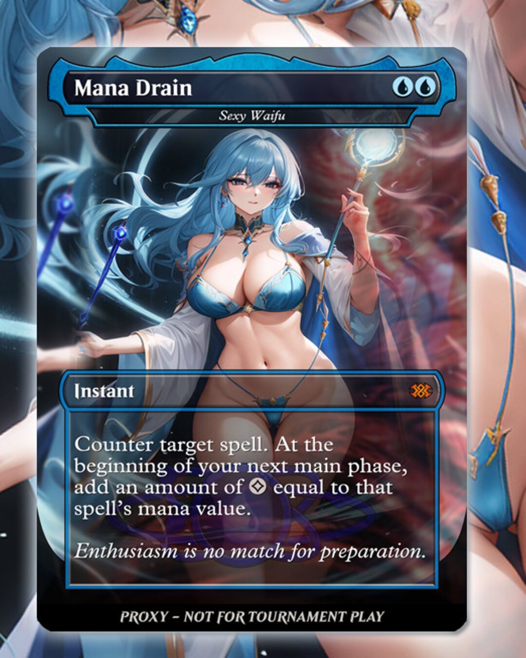Mana Drain MTG Proxy NSFW Version - Etsy