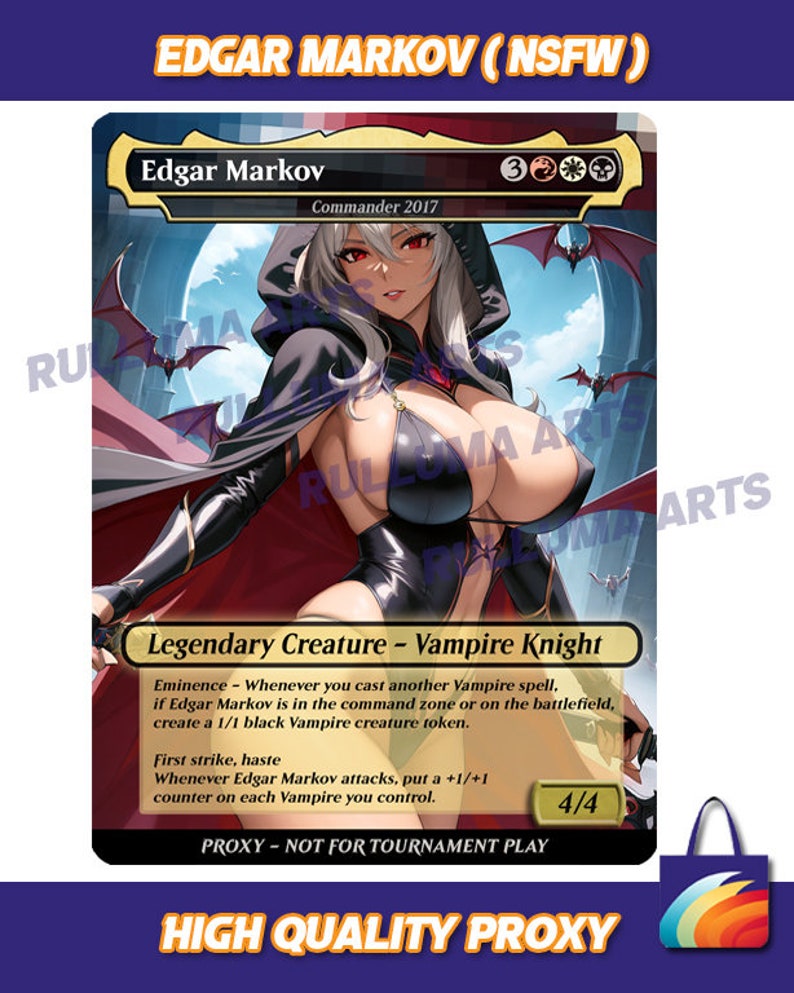 Edgar Markov Mtg Proxy Nsfw Collection Etsy