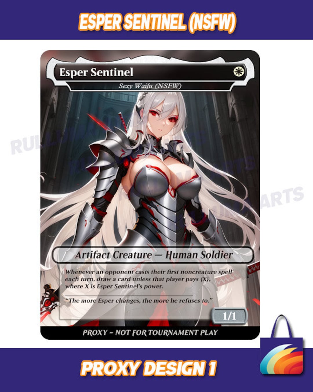 Esper Sentinel MTG Proxy NSFW Version - Etsy