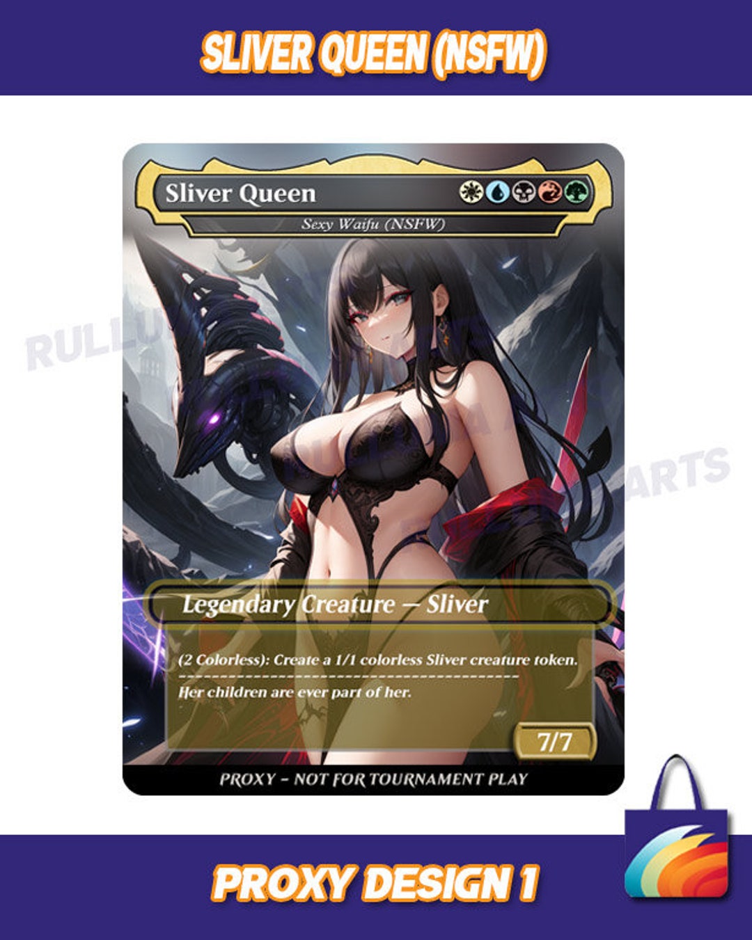 Sliver Queen MTG Proxy NSFW Version - Etsy