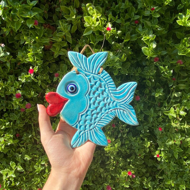 Clay Fish Sculpture - Etsy