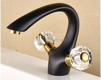 Crystal Bathroom Faucets - Etsy