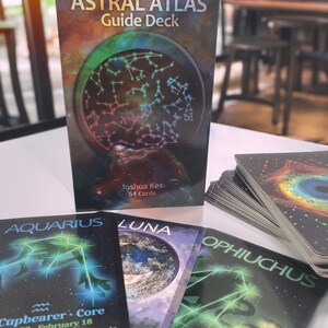 Astral Atlas Astrology Study Deck of 54 Oracle Cards With a Booklet - Etsy