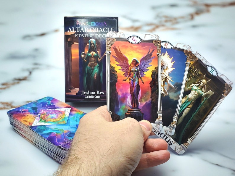 Altar Oracle Statue Deck of 72 Oracle Cards With a Booklet - Etsy