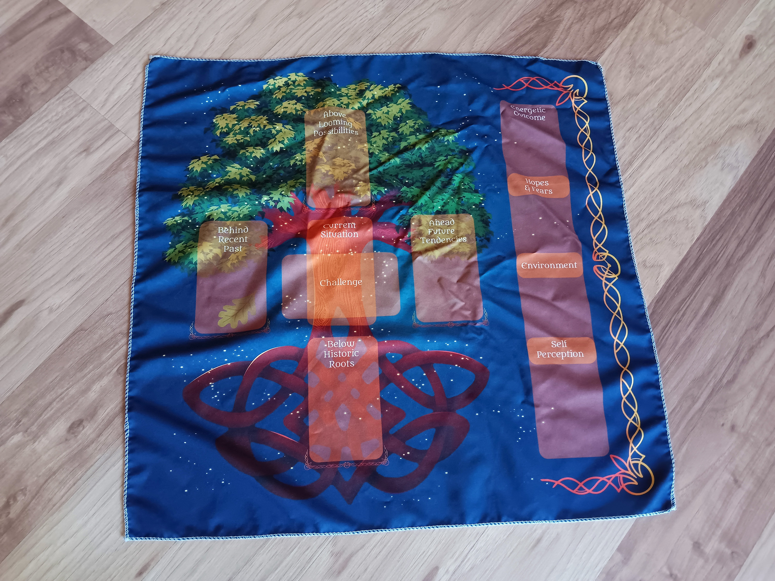 Tarot Spread Cloths (3 Designs) | Square 20" Tapestry | Divination ...