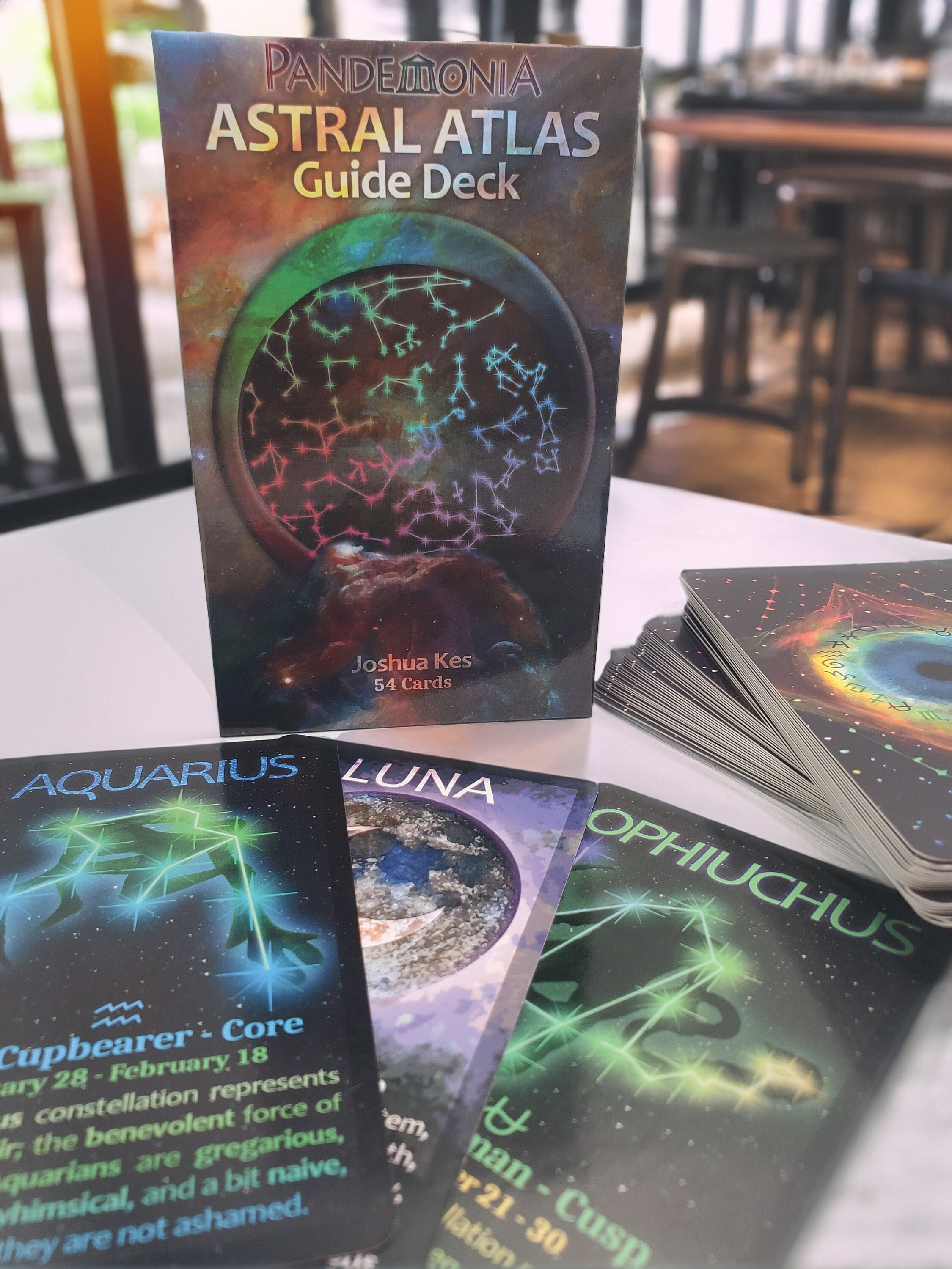 Astral Atlas Astrology Study Deck of 54 Oracle Cards With a Booklet - Etsy