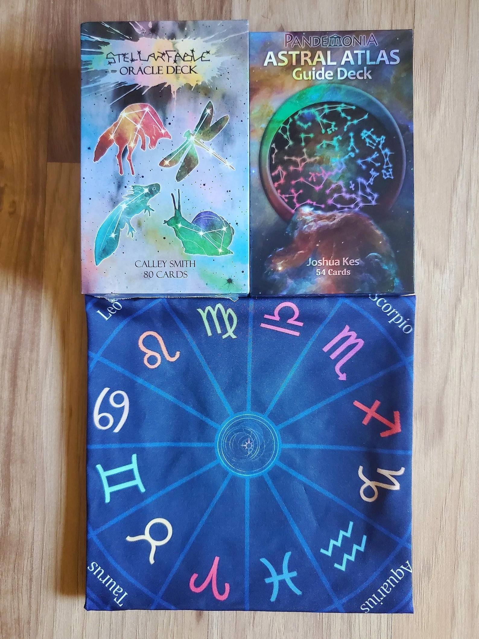 Astrology COMBO = Astral Atlas + Stellar Fable + Zodiac Tarot Cloth ...