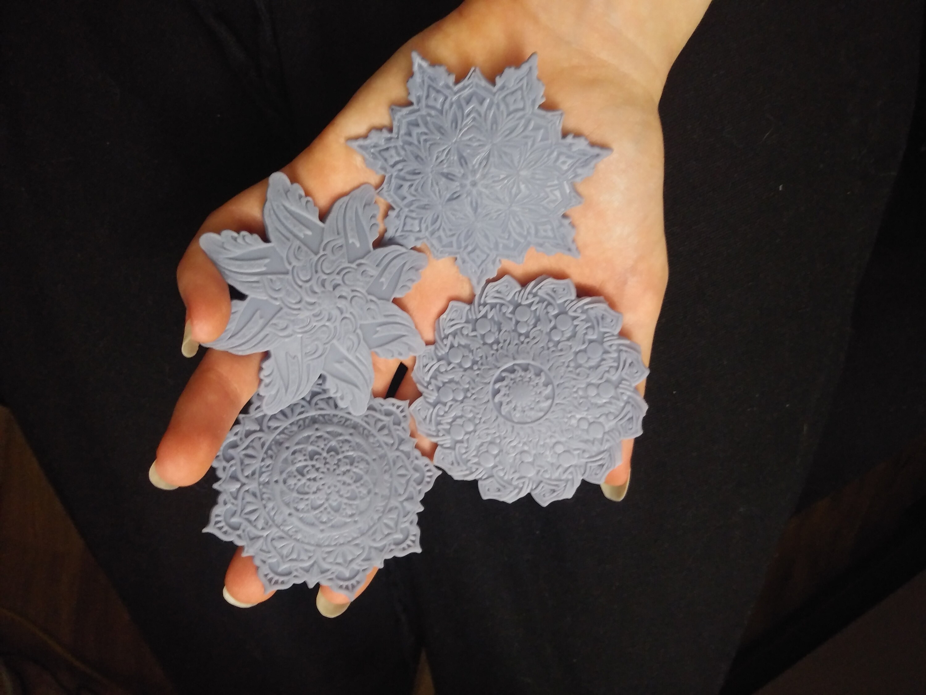 Mandala 3D Print File STL 4 Designs - Beautiful Sacred Geometry for ...