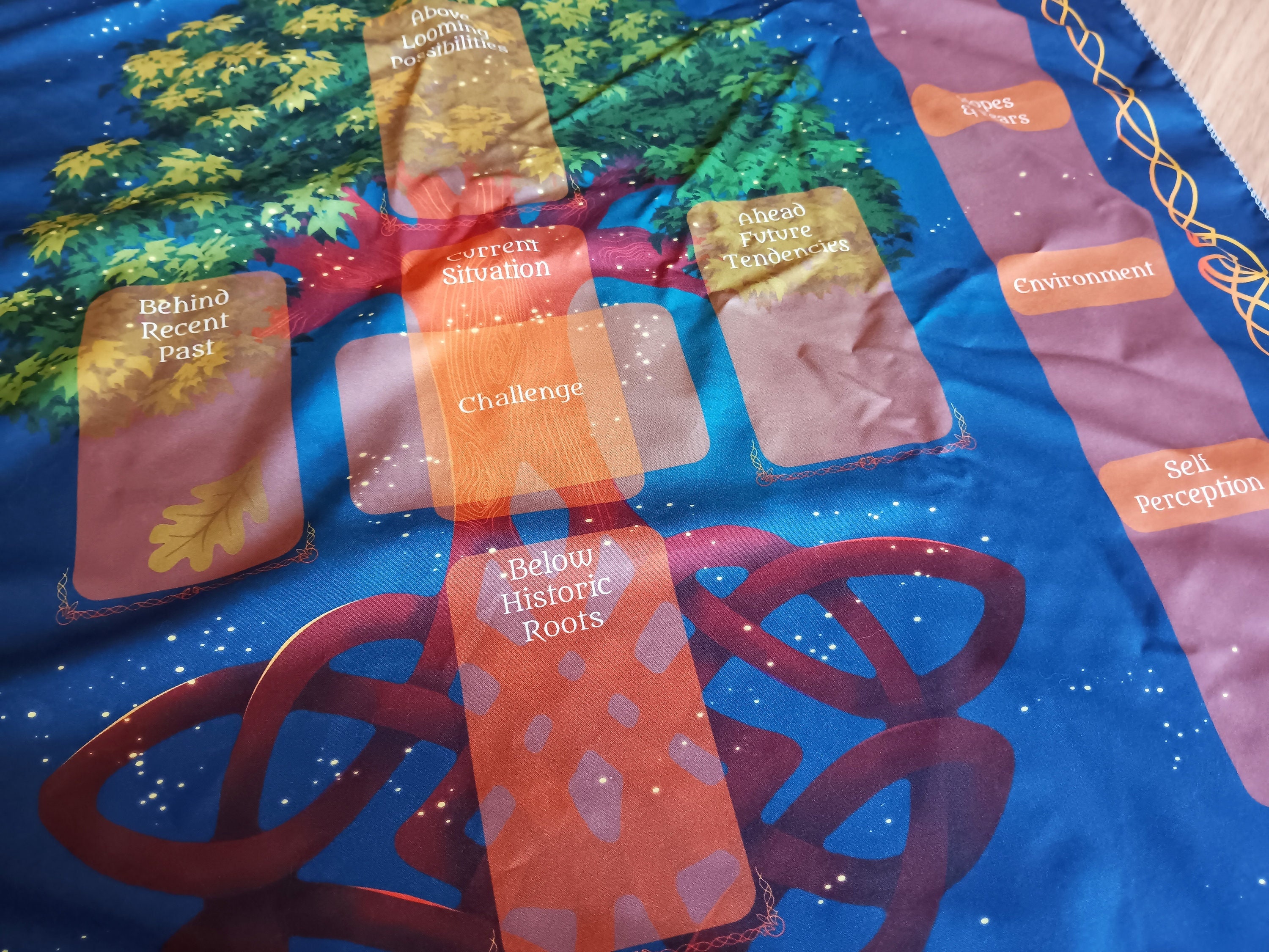Tarot Spread Cloths (3 Designs) | Square 20" Tapestry | Divination ...