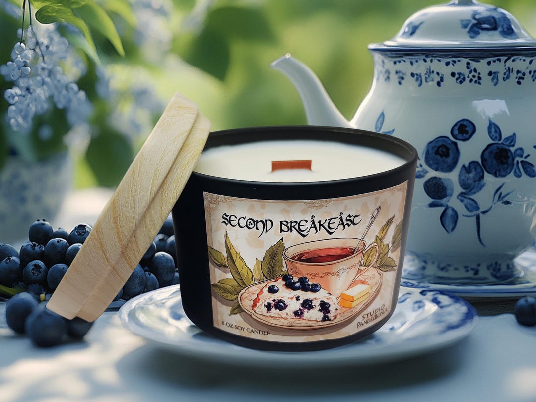 Soy Candle LOTR Fantasy Inspired Cottagecore Rustic Breakfast Vibe ...