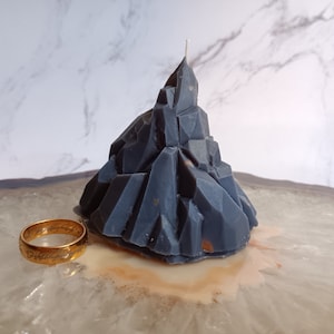 Mount Doom Erupting Volcano Candle With HIDDEN RING | LOTR Fantasy ...