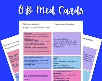 Med Cards for Nursing Students Nurses Medical Terminology - Etsy