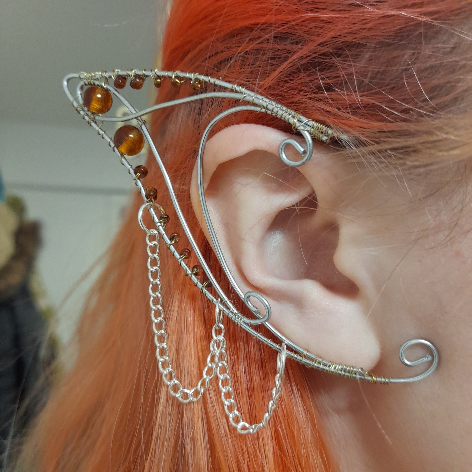 Elf Ear Cuff, Wire Wrap Ear Cuff, Fairy, Elven, Goblin Ears - Etsy