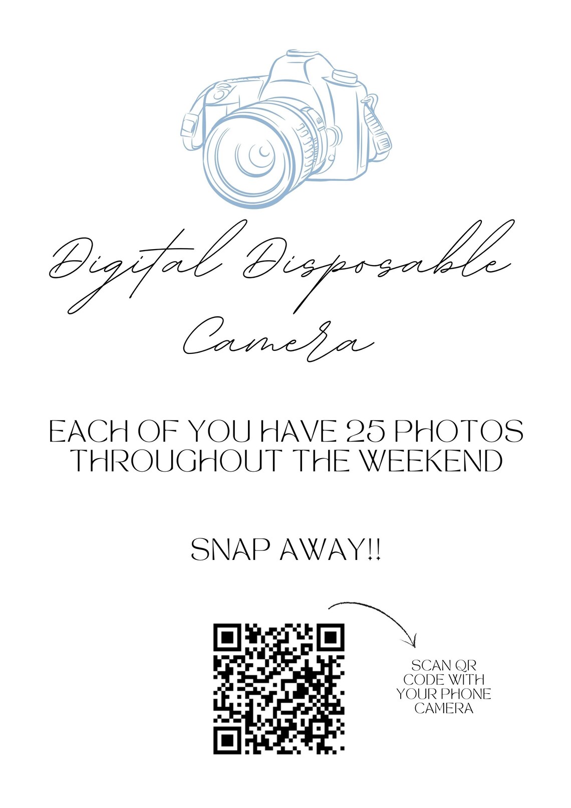 Digital Disposable Camera Canva Template - Etsy UK