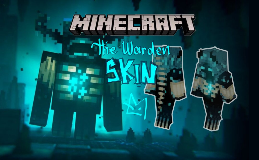 MINECRAFT the Warden Skin - Etsy