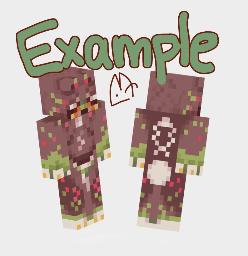 Custom Minecraft Skins! - Etsy