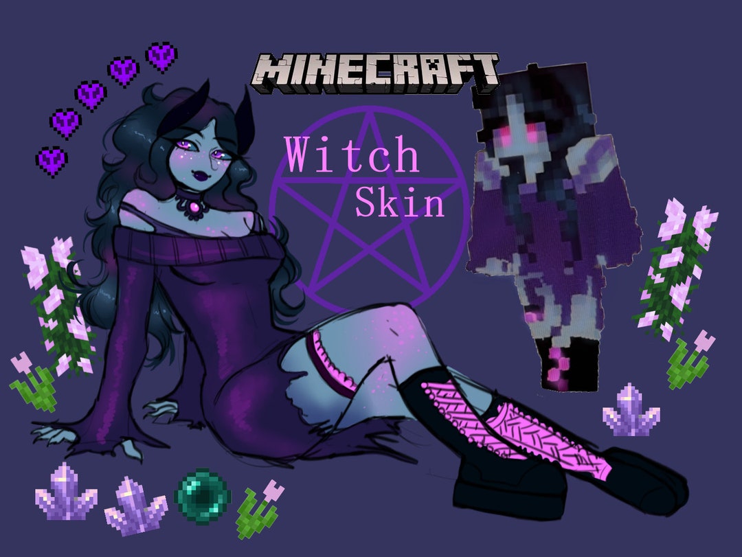 Witch Skin for MINECRAFT - Etsy