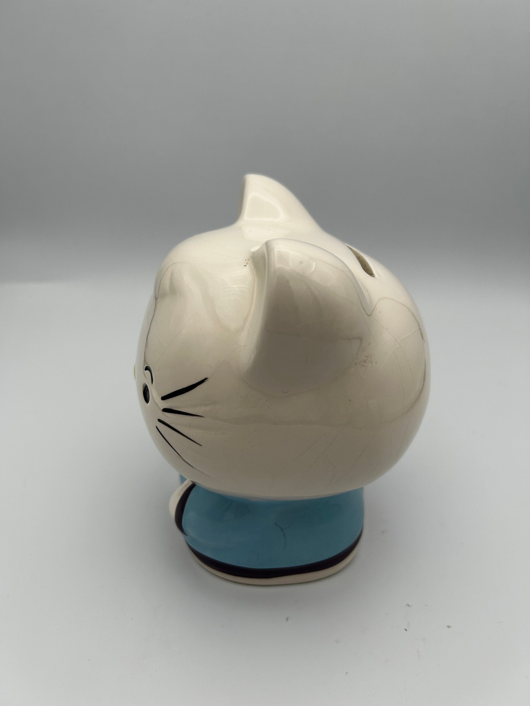 Vintage Dear Daniel Hello Kitty Coin Bank in Aqua Button - Etsy