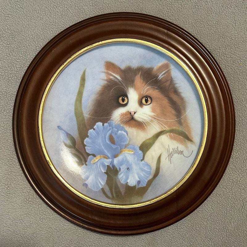 Cat Decorative Plate - Etsy