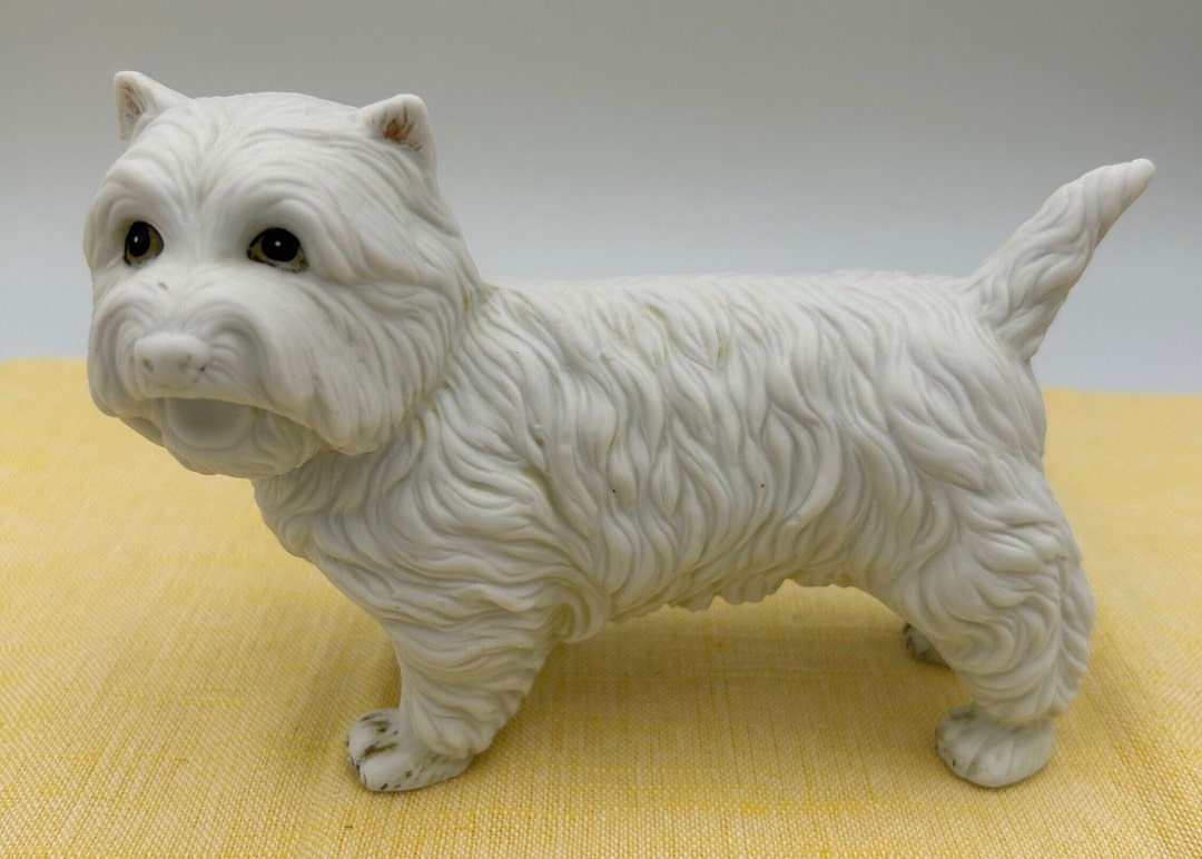 Vintage Bone China Westie Figurine: Adorable Dog Collectible - Etsy