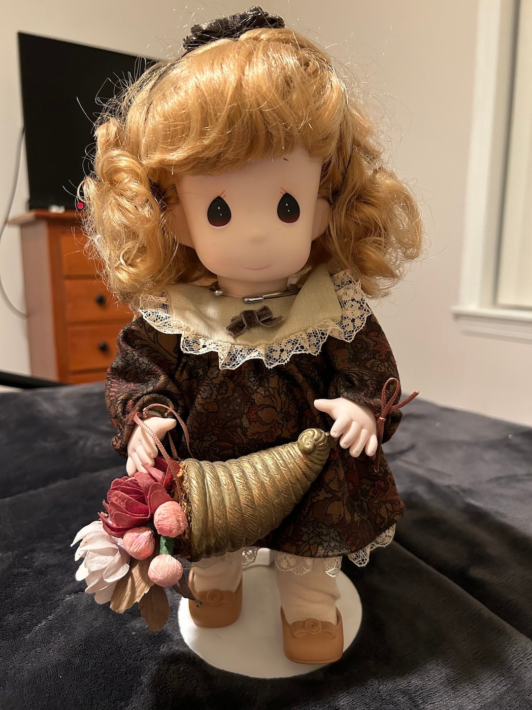 Vintage Precious Moments Doll 1st Edition Garden of Friends "chrissy ...