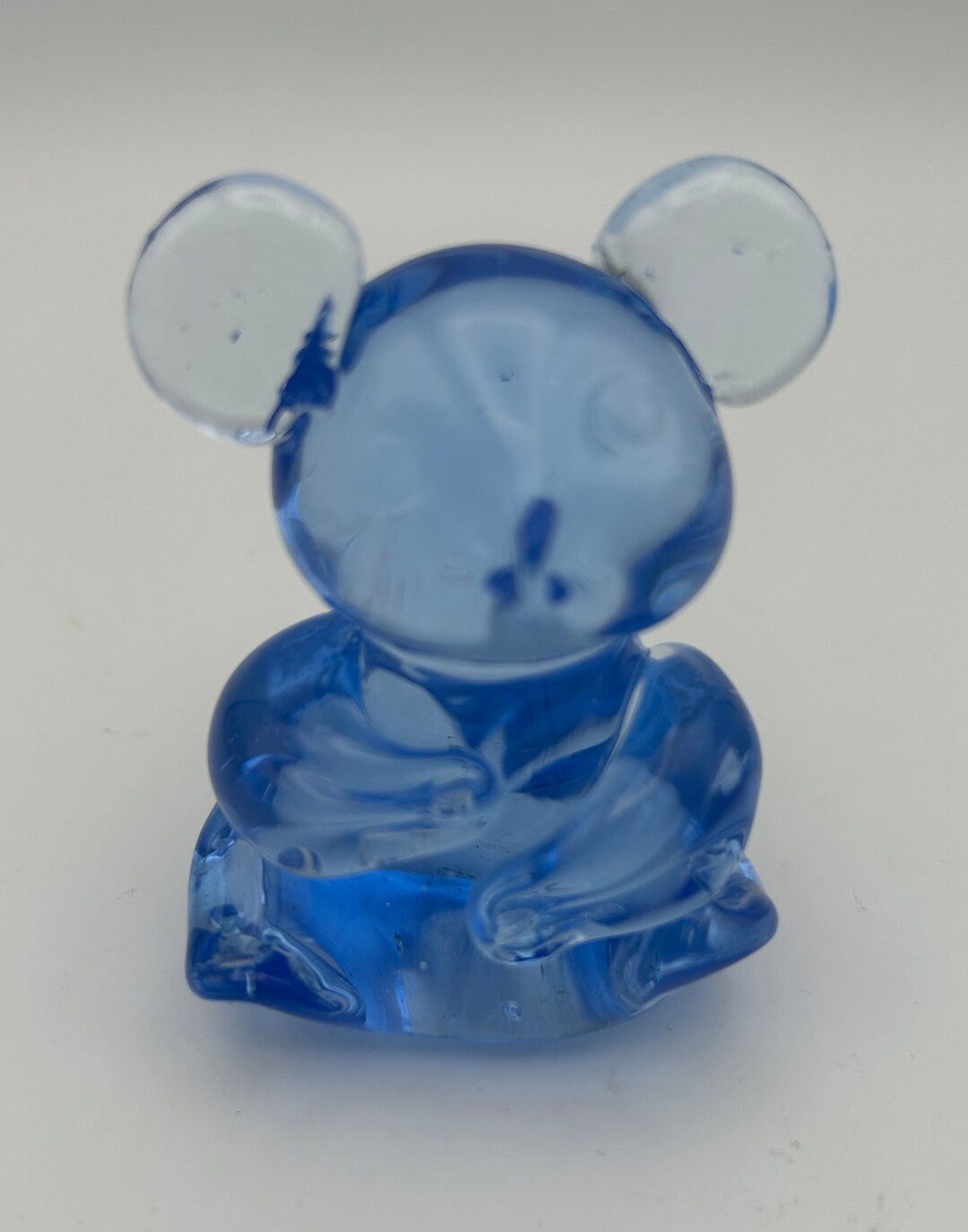 Vintage Adorable Little Blue Art Glass Mouse 3"x 2" - Etsy