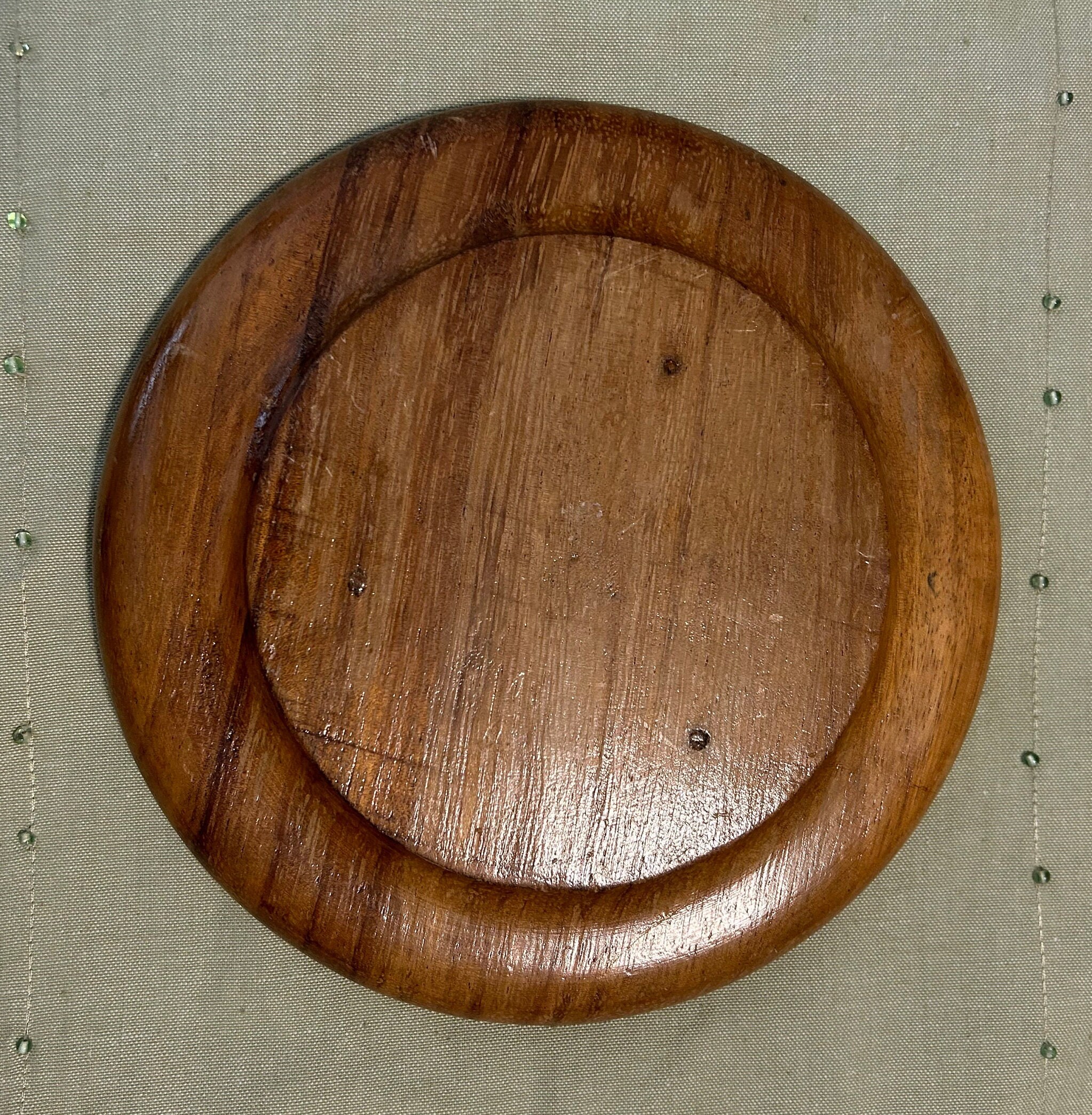 Colorful Hand Made Vintage Wooden Decorative Plate Handpainted With ...