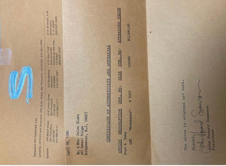 Popo and Ruby Lee “moondance” Oil on Canvas - Etsy