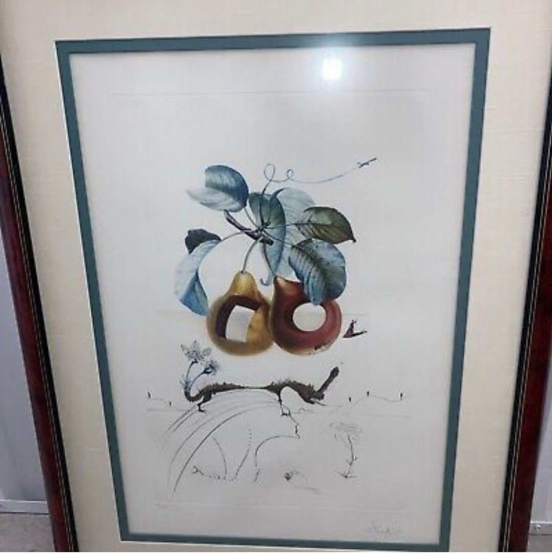 Salvador Dali Original Lithograph “flordali/les Fruits Eve’s Apple ...