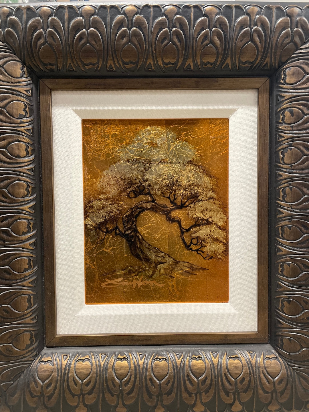 Patrick Guyton Original Mixed Media “ambre” - Etsy