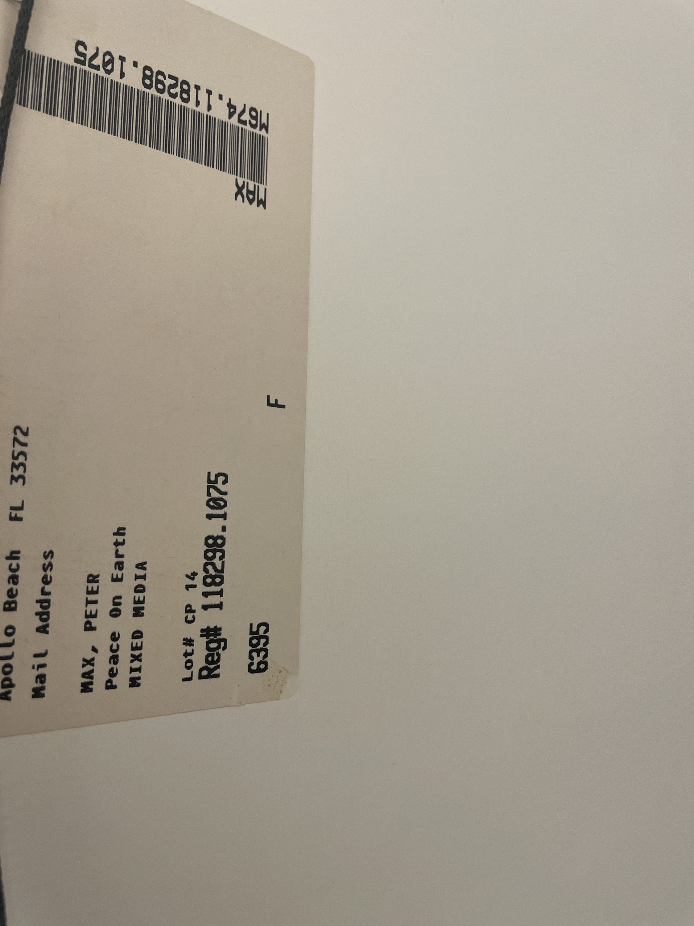 Peter Max Peace on Earth 2001 Original Mixed Media Art Signed in ...