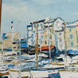 Renee Theobald Original Painting on Canvas “boats” - Etsy