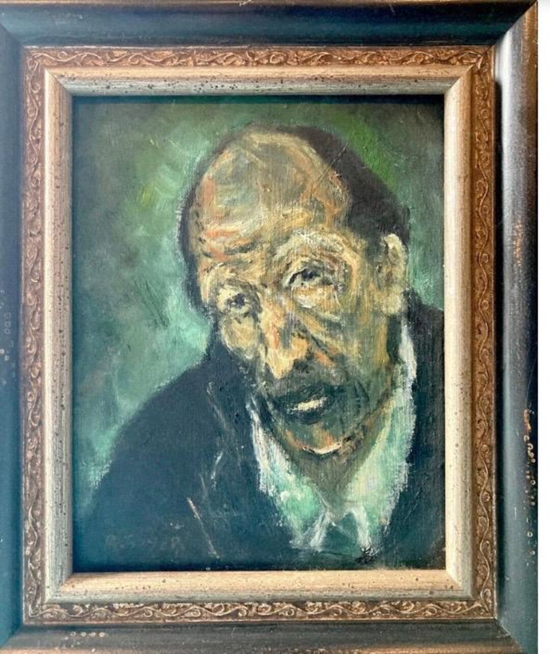 Old Expressionist Artist Raphael Soyer Oil Painting on Board - Etsy