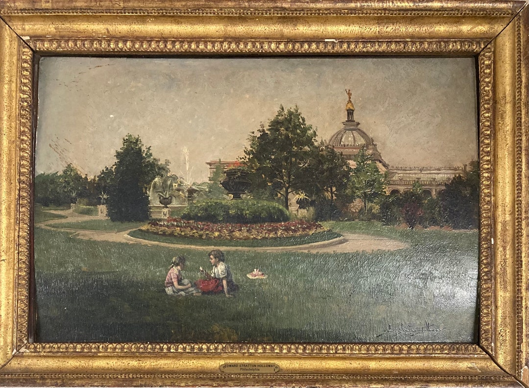 Edward Stratton Holloway Original Oil on Board “philadelphia” - Etsy