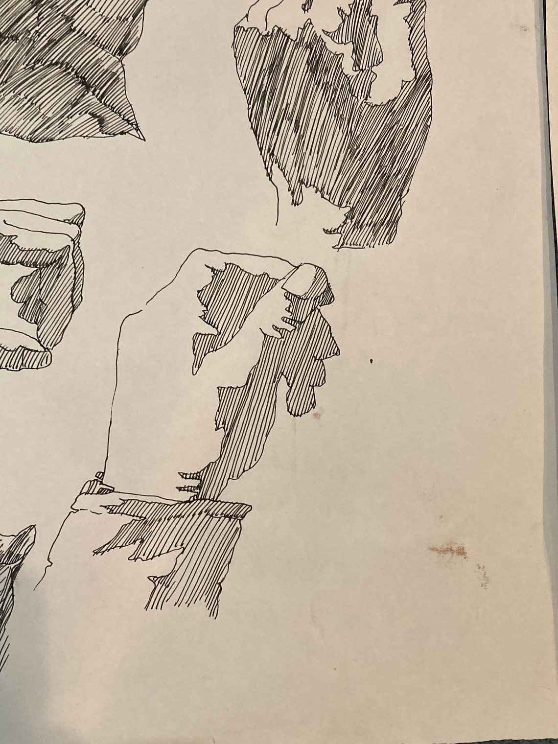 Salvatore Grippi Original Drawing From 1976 - Etsy
