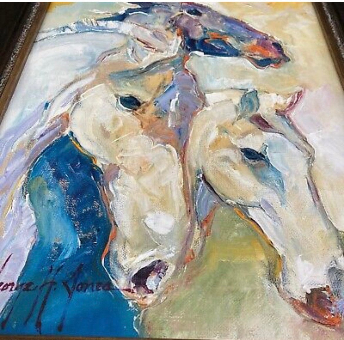 Original George H Jones Oil Painting on Canvas texas Artist - Etsy