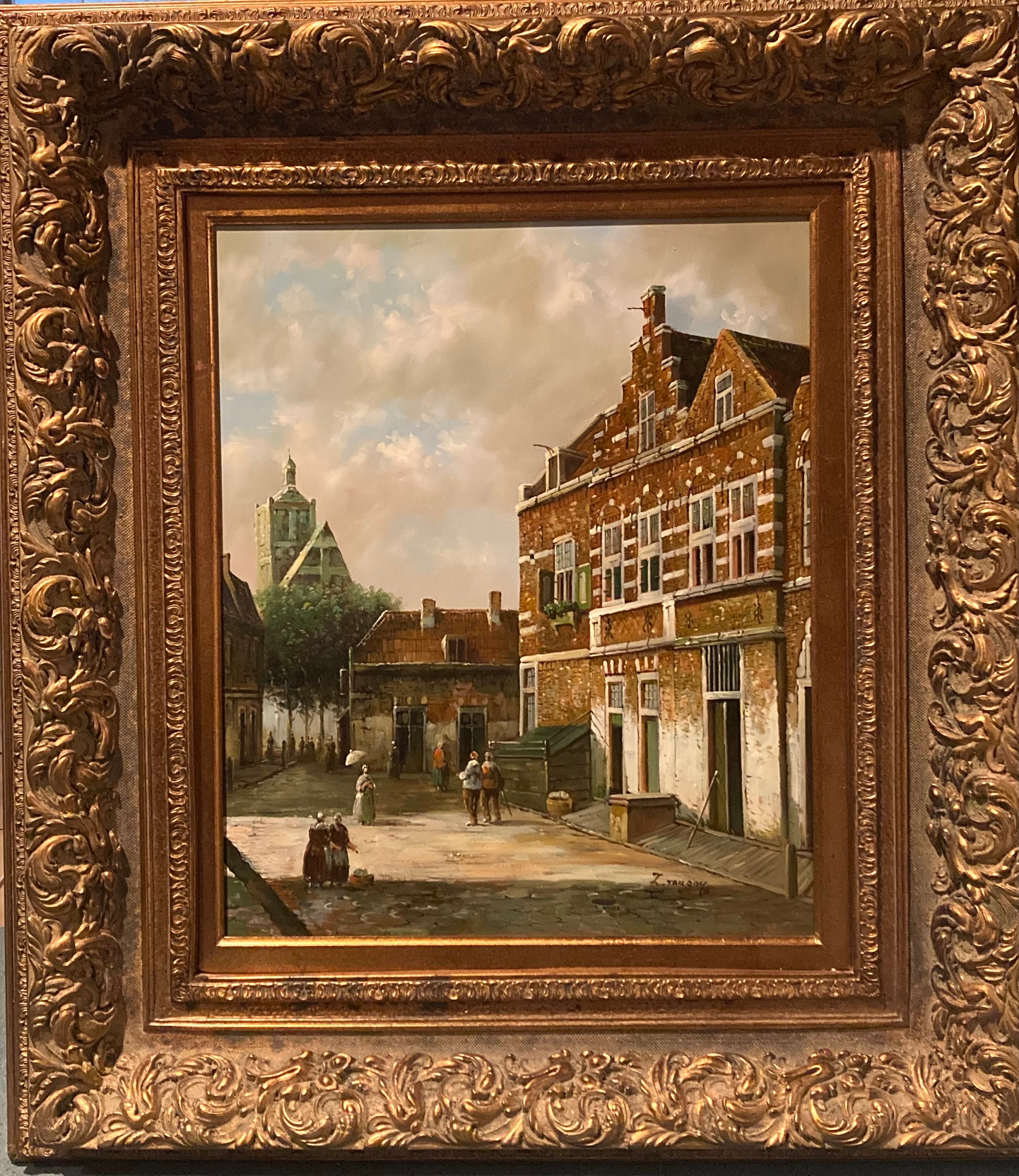 F. Tailroy Original Oil Painting on Canvas (american 20th Century) - Etsy